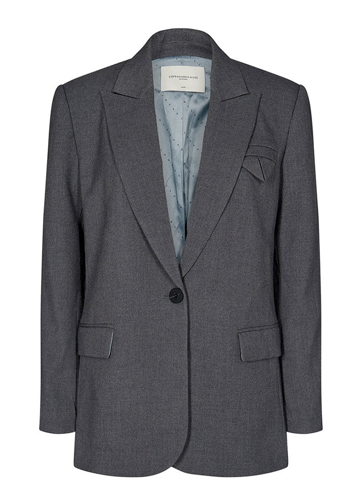 Copenhagen Muse Tailor Jacket - Blazer - Grey Melange – Acorns